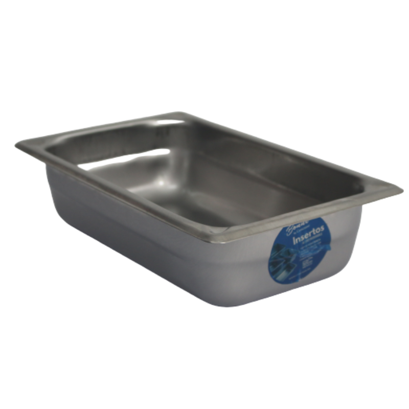 Azafate de acero inoxidable 1/4 X 6.5 cm