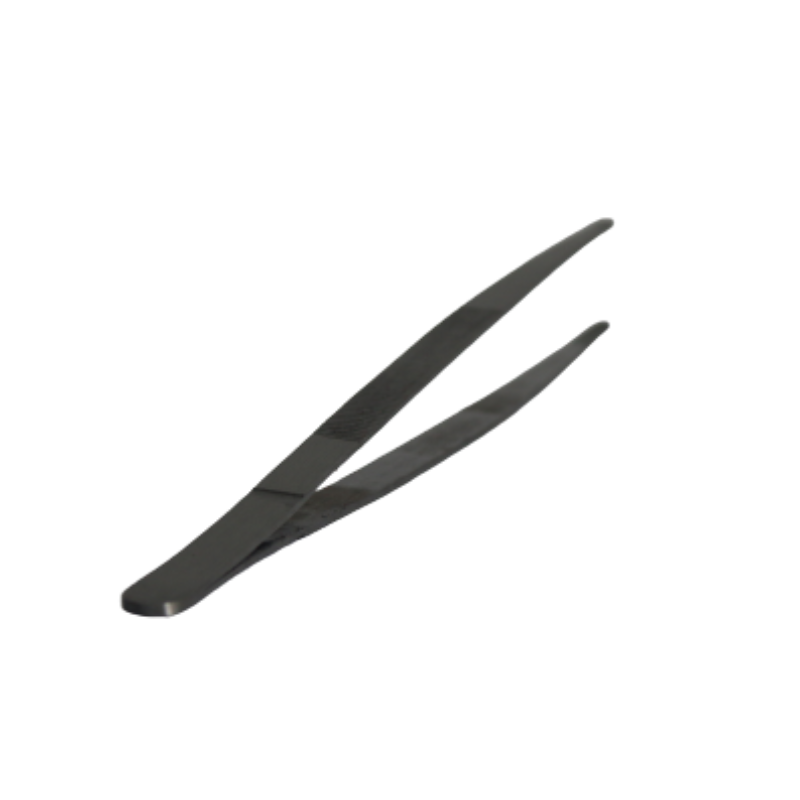 Pinza fina en acero inoxidable de 25 cm de longitud,