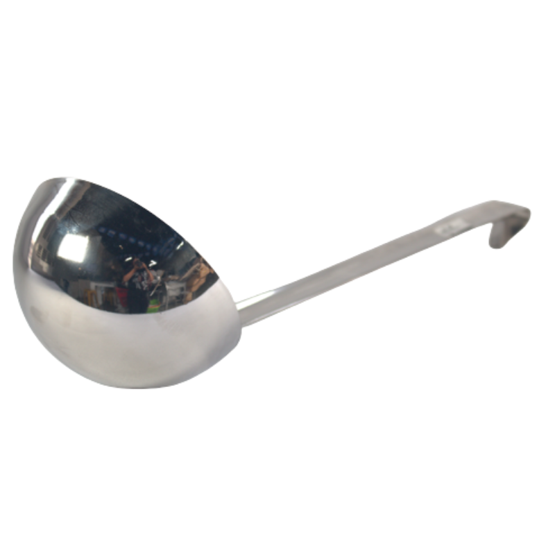 Cucharón una pieza en acero inox de 25 Oz.
